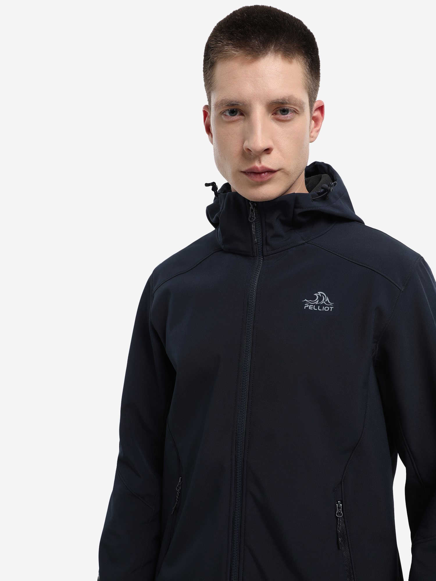 Куртка софтшелл мужская Pelliot синий цвет — купить за 12890 тг со скидкой 70 % в интернет ...