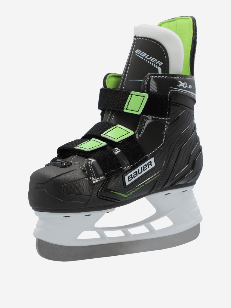 Коньки хоккейные детские Bauer X-LS черный цвет — купить за 48490 тг в ...