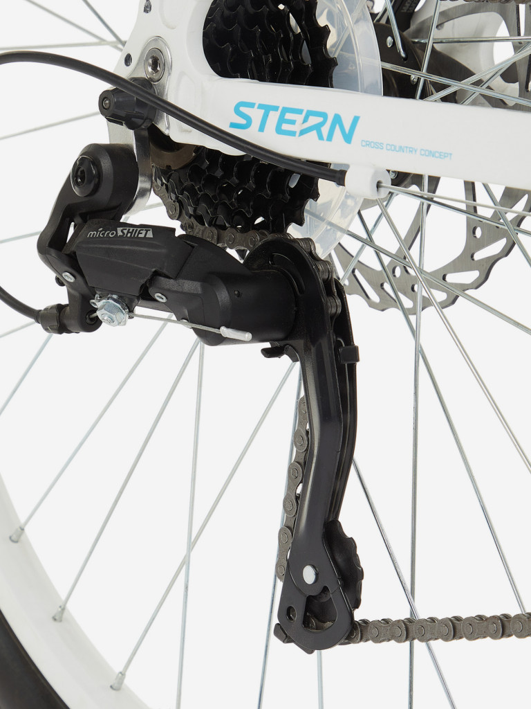 Велосипед горный женский Stern Angel 1.0 26", 2022 белый/голубой цвет ...