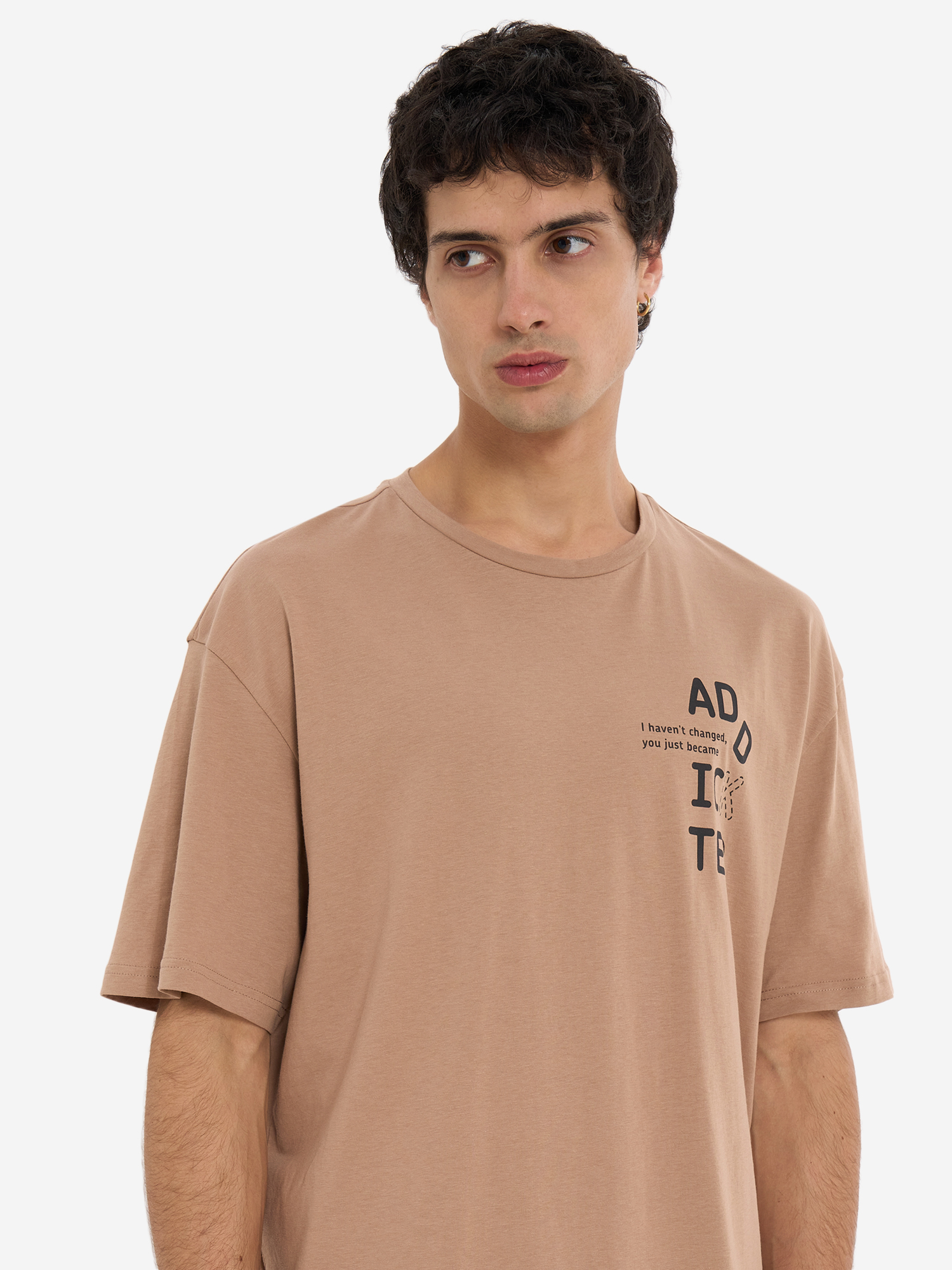 Футболка мужская Termit бежевый цвет — купить за 2490 тг со скидкой 50 % в интернет-магазине ...