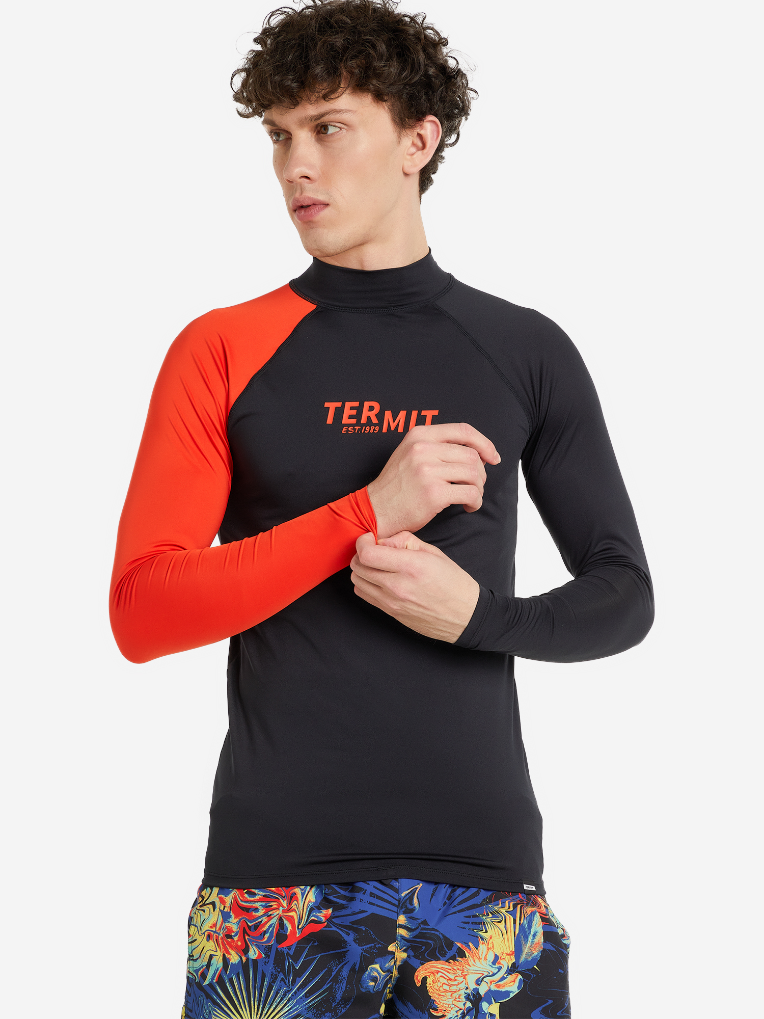 Рашгард мужской Termit черный/красный цвет — купить за 3290 тг со скидкой 70 % в интернет ...