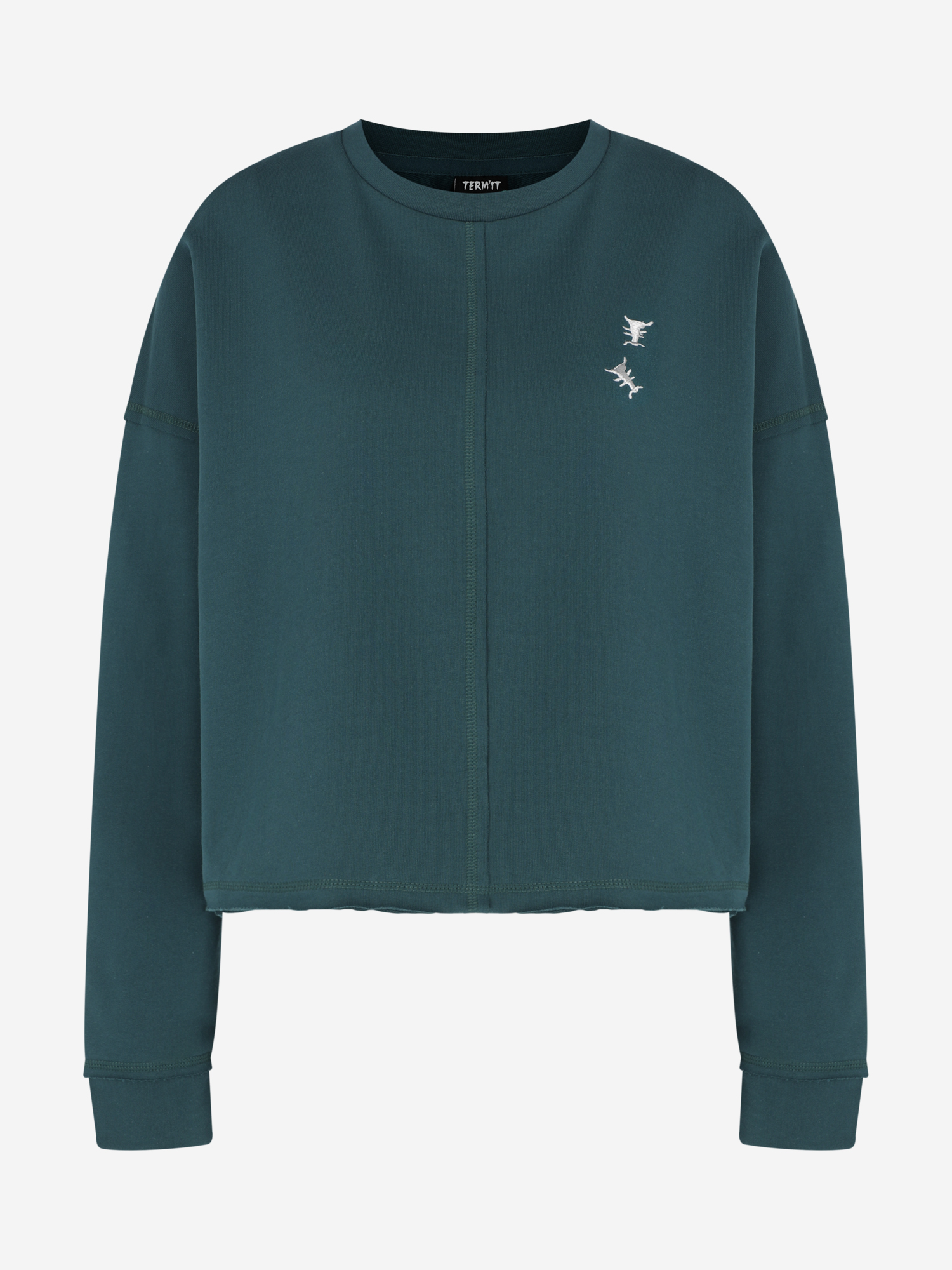 Termit оверсайз әйелдер свитшоты қою жасыл түсте — Sportmaster интернет-дүкенінде 9990 теңгеге ...