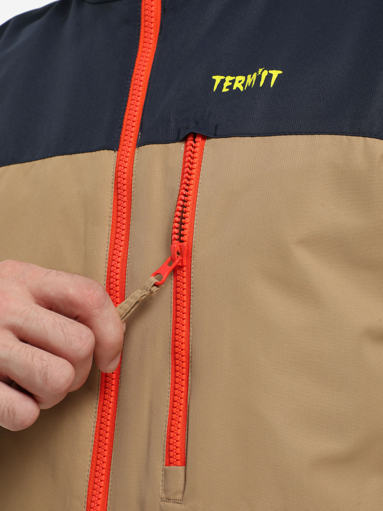 Куртка утепленная мужская Termit синий/коричневый цвет — купить за 22490 тг со скидкой 50 % в ...