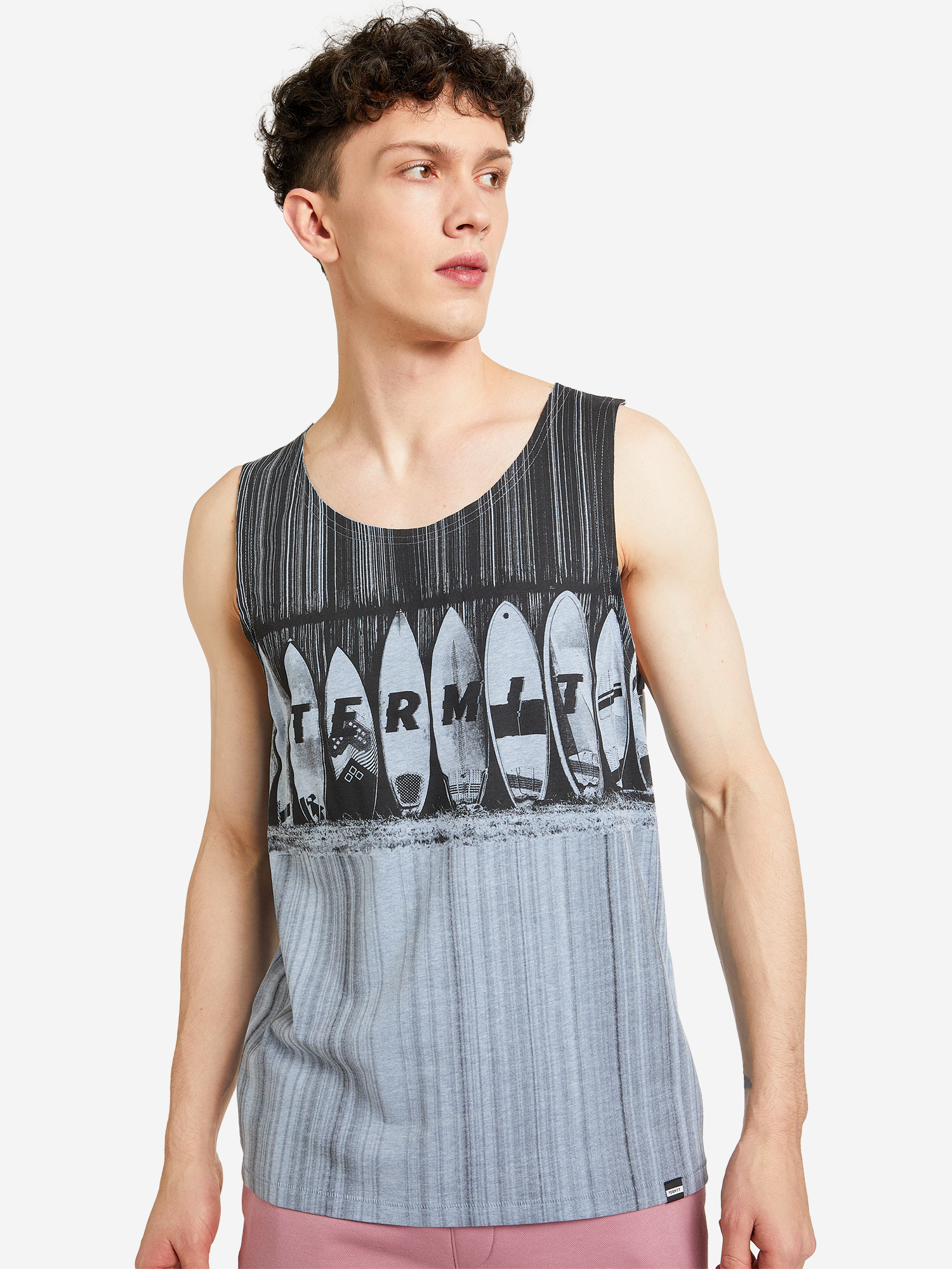 Майка мужская Termit светло-серый цвет — купить за 3640 тг со скидкой 50 % в интернет-магазине ...