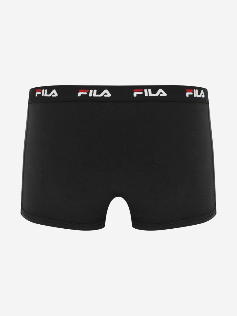 Трусы мужские FILA, 2 штуки чёрный/серый цвет — купить за 2690 тг со скидкой 70 % в интернет ...