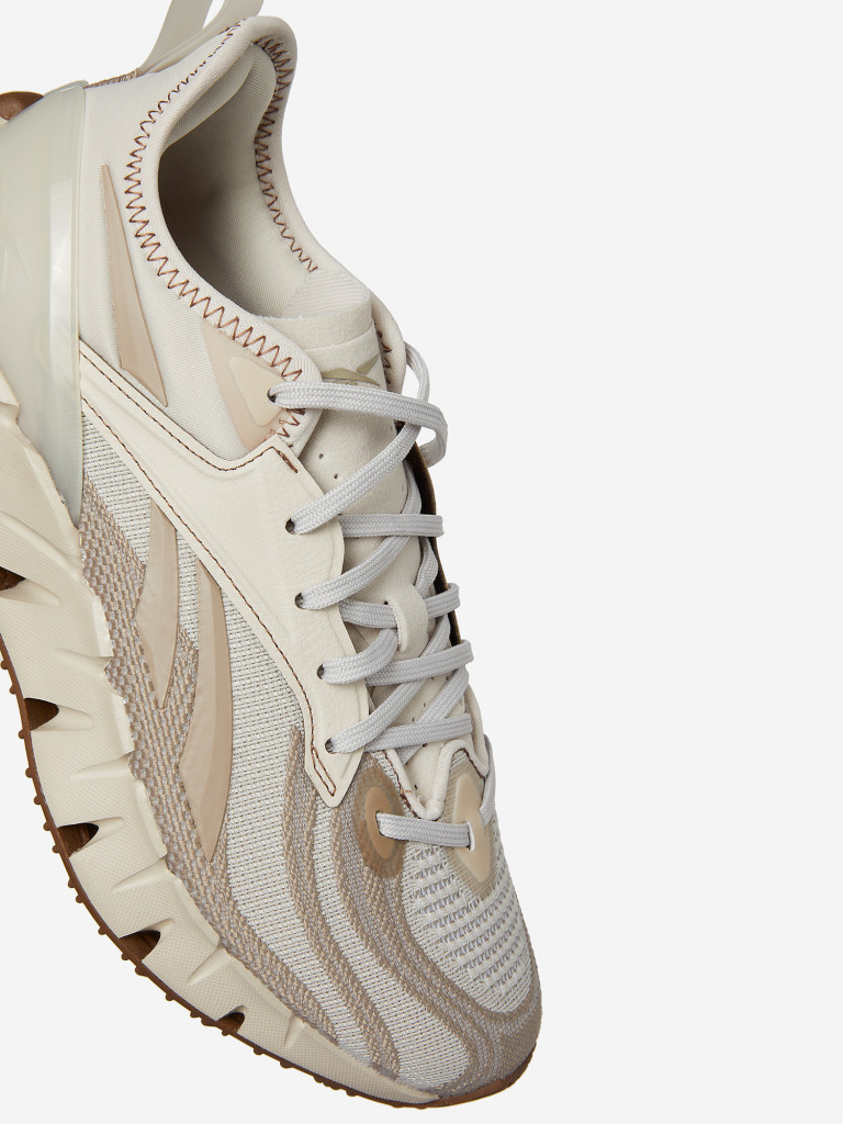 Кроссовки женские Reebok Zig Kinetica 3 бежевый/коричневый цвет ...