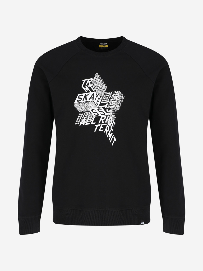 Свитшот мужской Termit чёрный цвет — купить за 5740 тг со скидкой 50 % в интернет-магазине ...