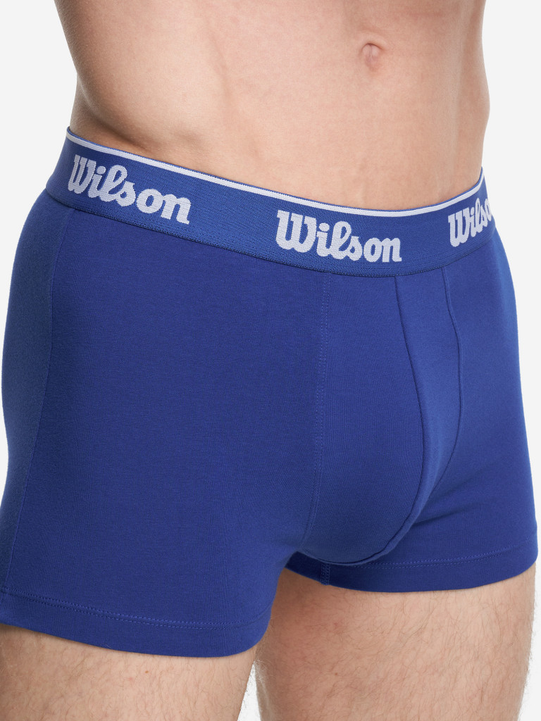 Трусы мужские Wilson, 2 штуки синий/темно-серый меланж цвет — купить за ...