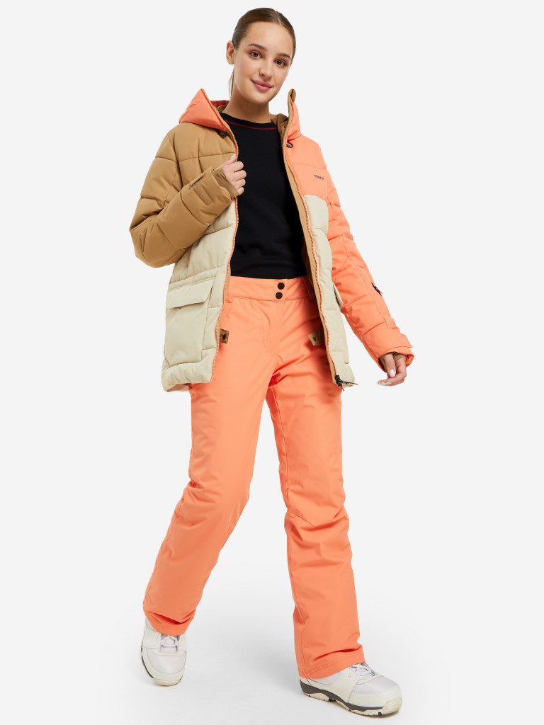 Куртка утепленная женская Termit бежевый/оранжевый цвет — купить за 36490 тг со скидкой 50 % в ...