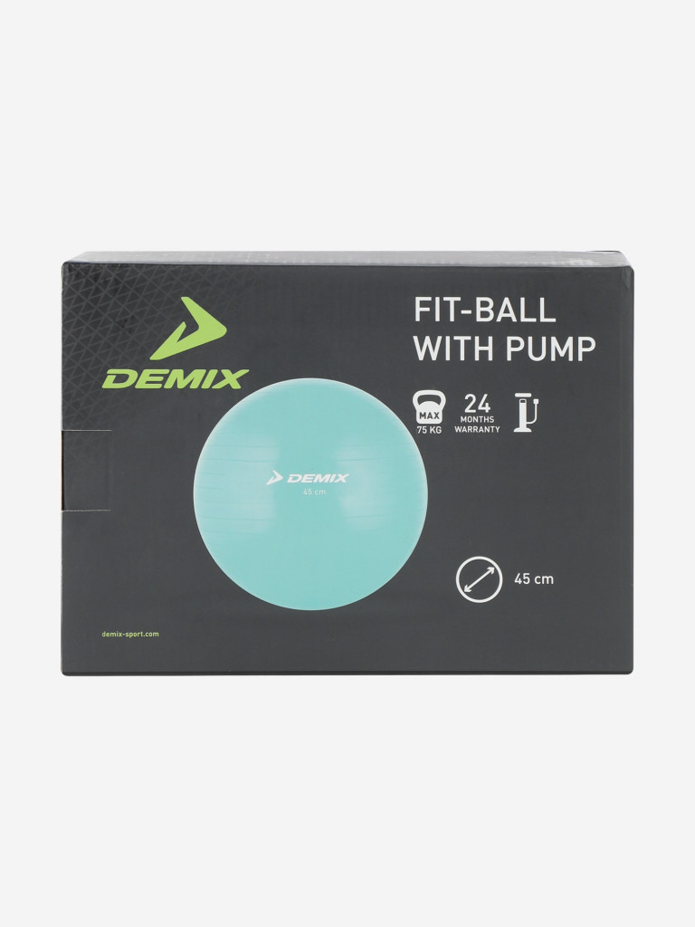 Мяч гимнастический с насосом Demix, 45 см зеленый цвет — купить за 3490 ...