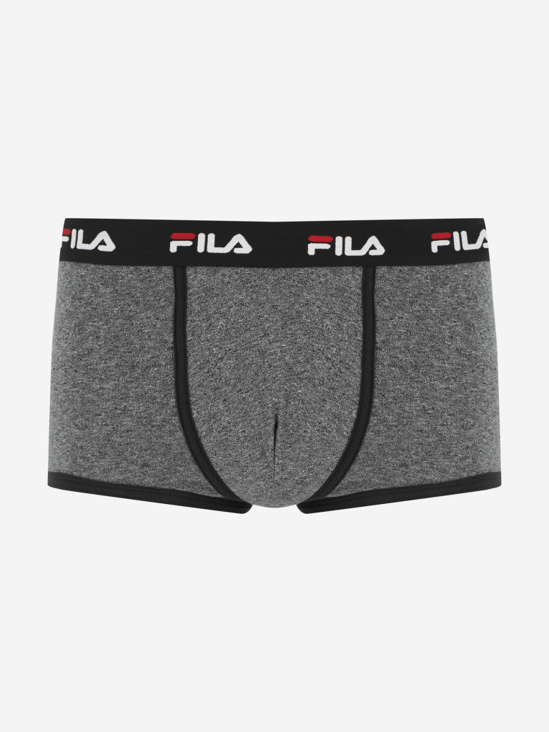 Трусы мужские FILA, 2 штуки чёрный/серый цвет — купить за 2690 тг со скидкой 70 % в интернет ...
