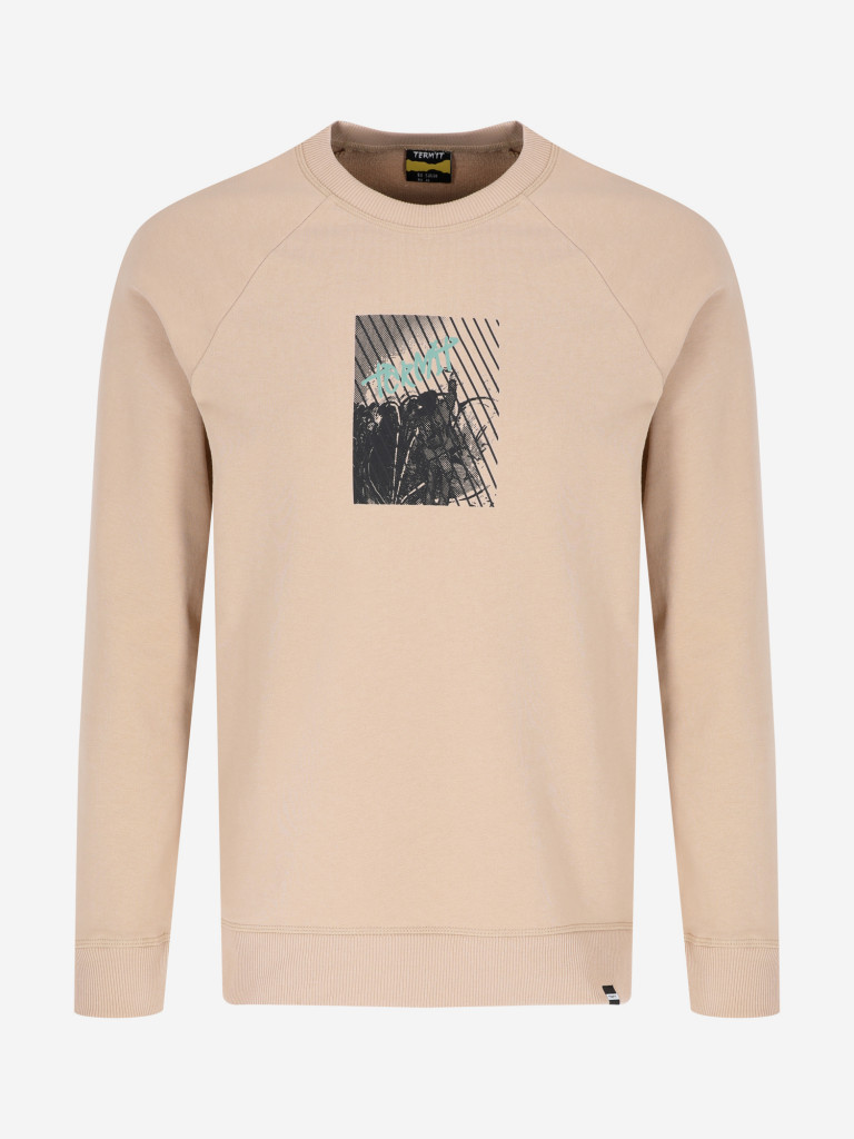 Свитшот мужской Termit бежевый цвет — купить за 5740 тг со скидкой 50 % в интернет-магазине ...