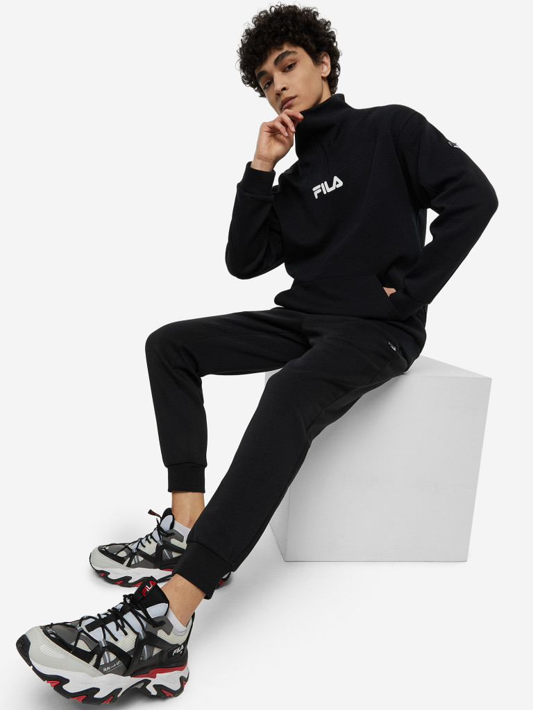 Брюки мужские FILA Essentials чёрный цвет — купить за 5990 тг со скидкой 70 % в интернет ...