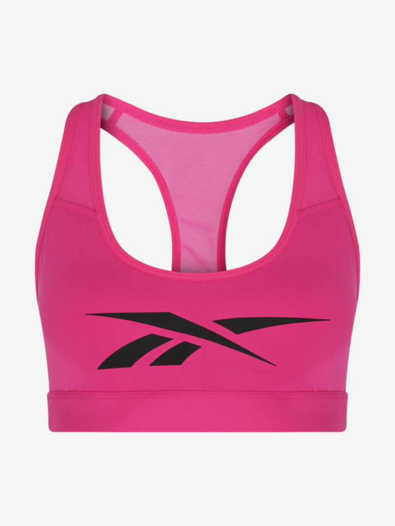 Спортивный топ бра Reebok Lux Vector Racer фуксия цвет — купить за ...
