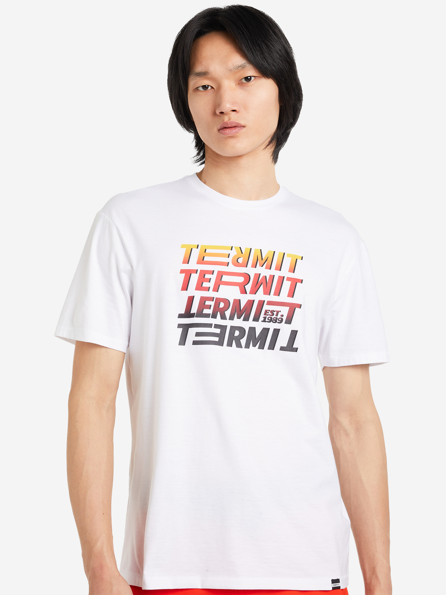 Футболка мужская Termit белый цвет — купить за 2990 тг со скидкой 70 % в интернет-магазине ...