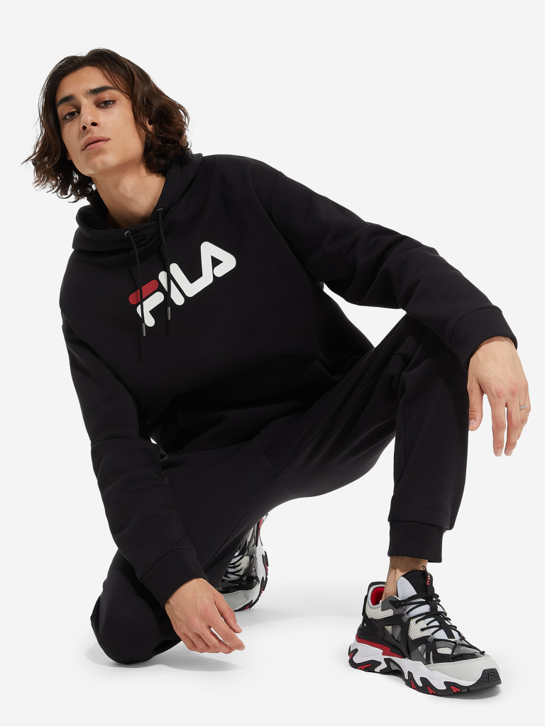 Худи FILA черный цвет — купить за 6740 тг со скидкой 70 % в интернет ...