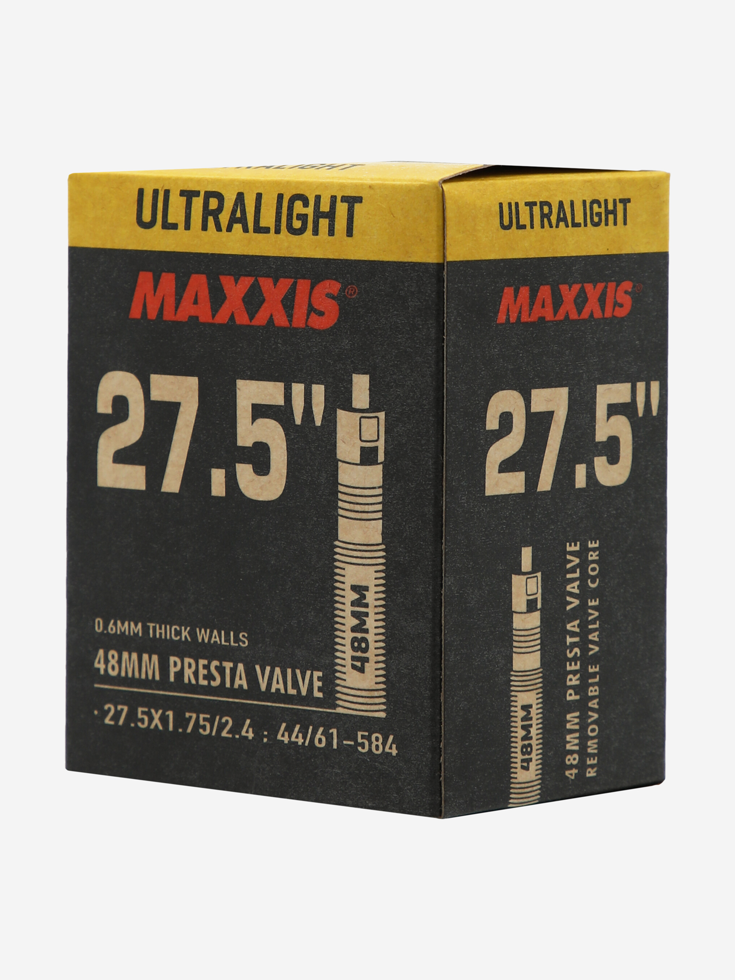 Камера Maxxis Ultralight, 27.5x1.75/2.4, LFVSEP48 черный цвет — купить ...