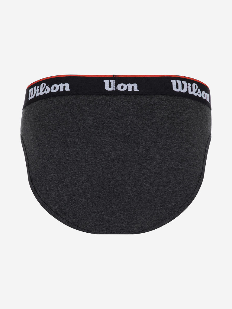 Трусы мужские Wilson, 2 штуки черный/темно-серый меланж цвет — купить ...