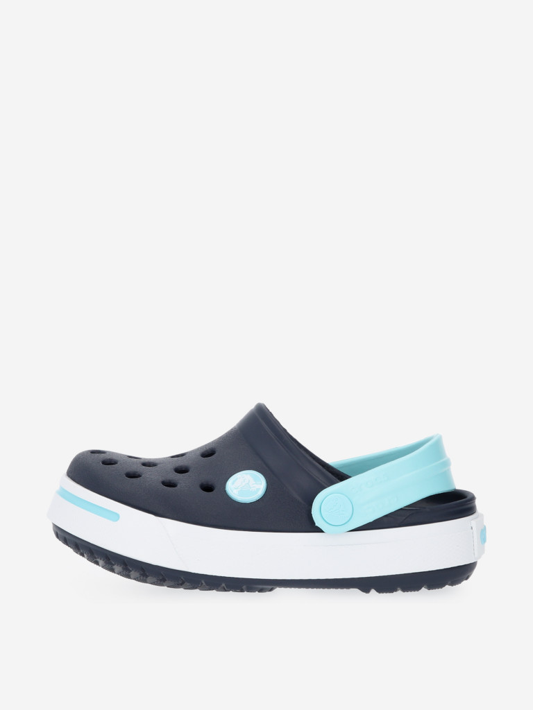 Сабо детские Crocs Crocband II Kids темно-синий/голубой/белый цвет ...