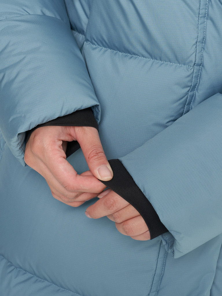 Пальто пуховое женское оверсайз Northland сине-зеленый цвет — купить за ...