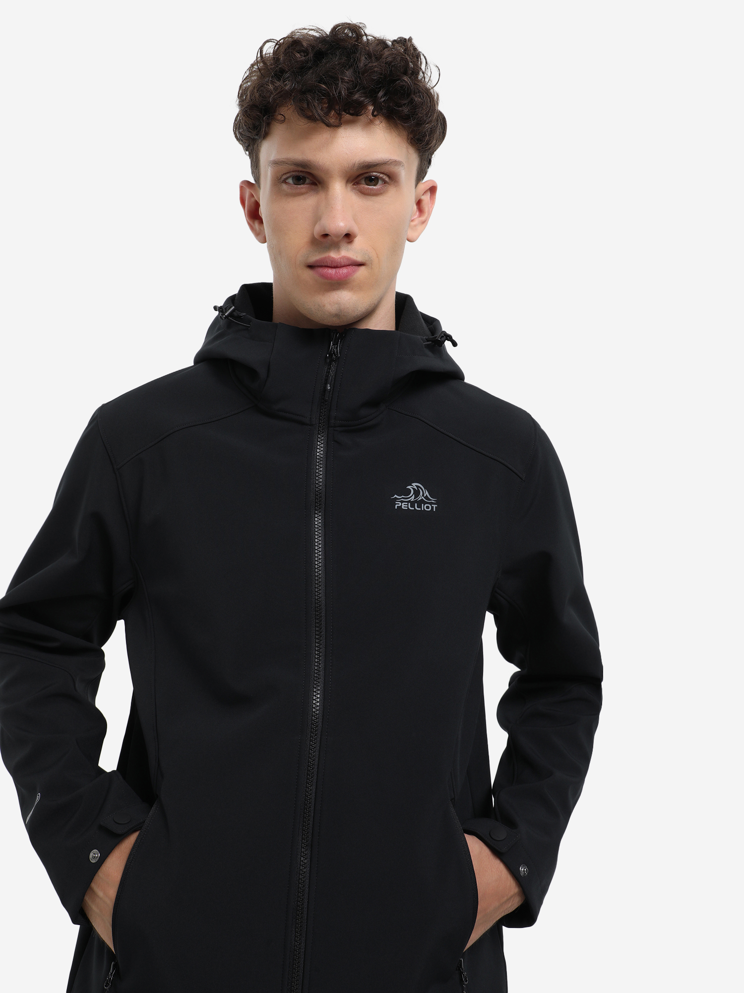 Куртка софтшелл мужская Pelliot черный цвет — купить за 12890 тг со скидкой 70 % в интернет ...