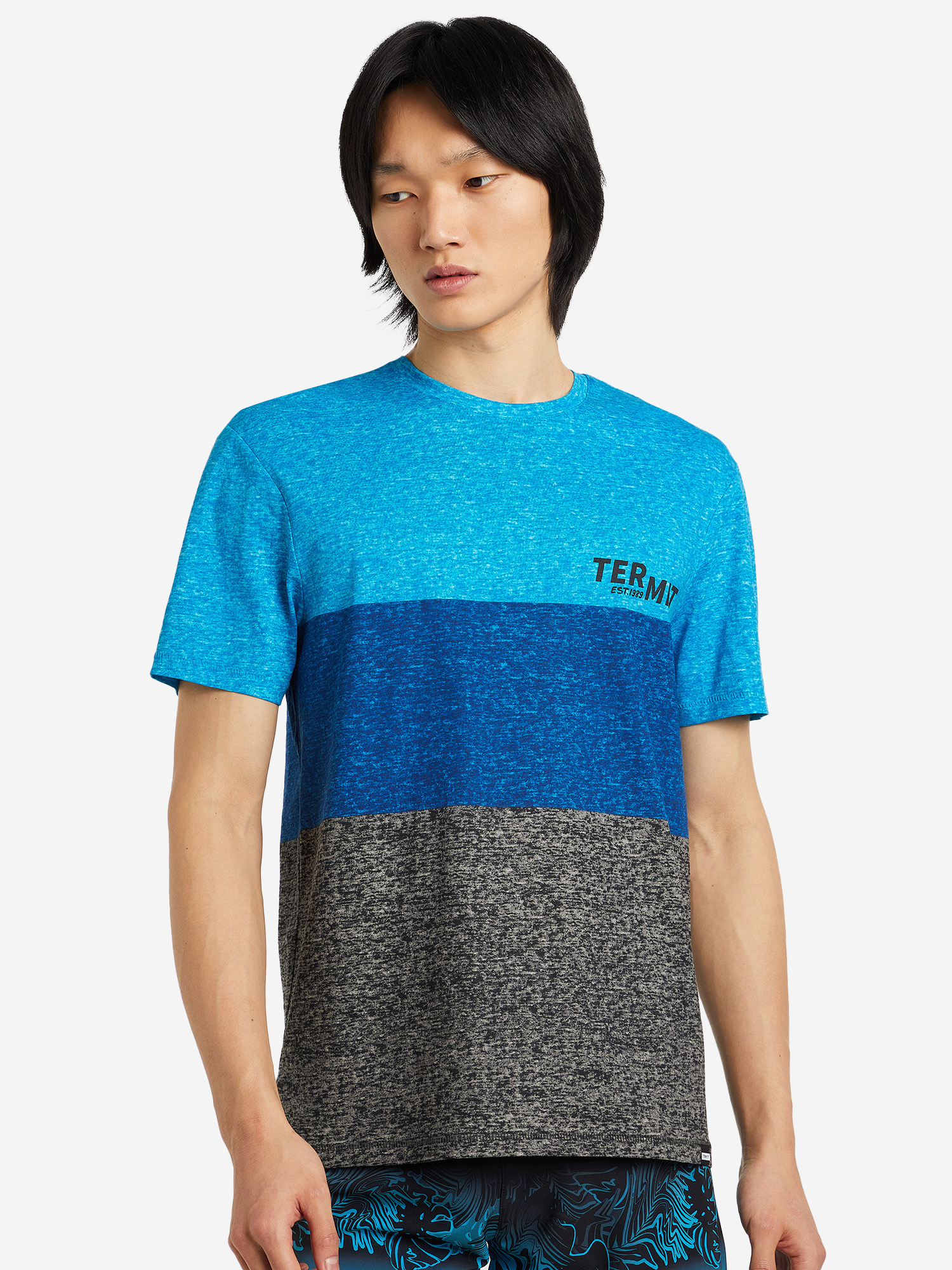 Футболка мужская Termit синий/черный цвет — купить за 2540 тг со скидкой 70 % в интернет ...