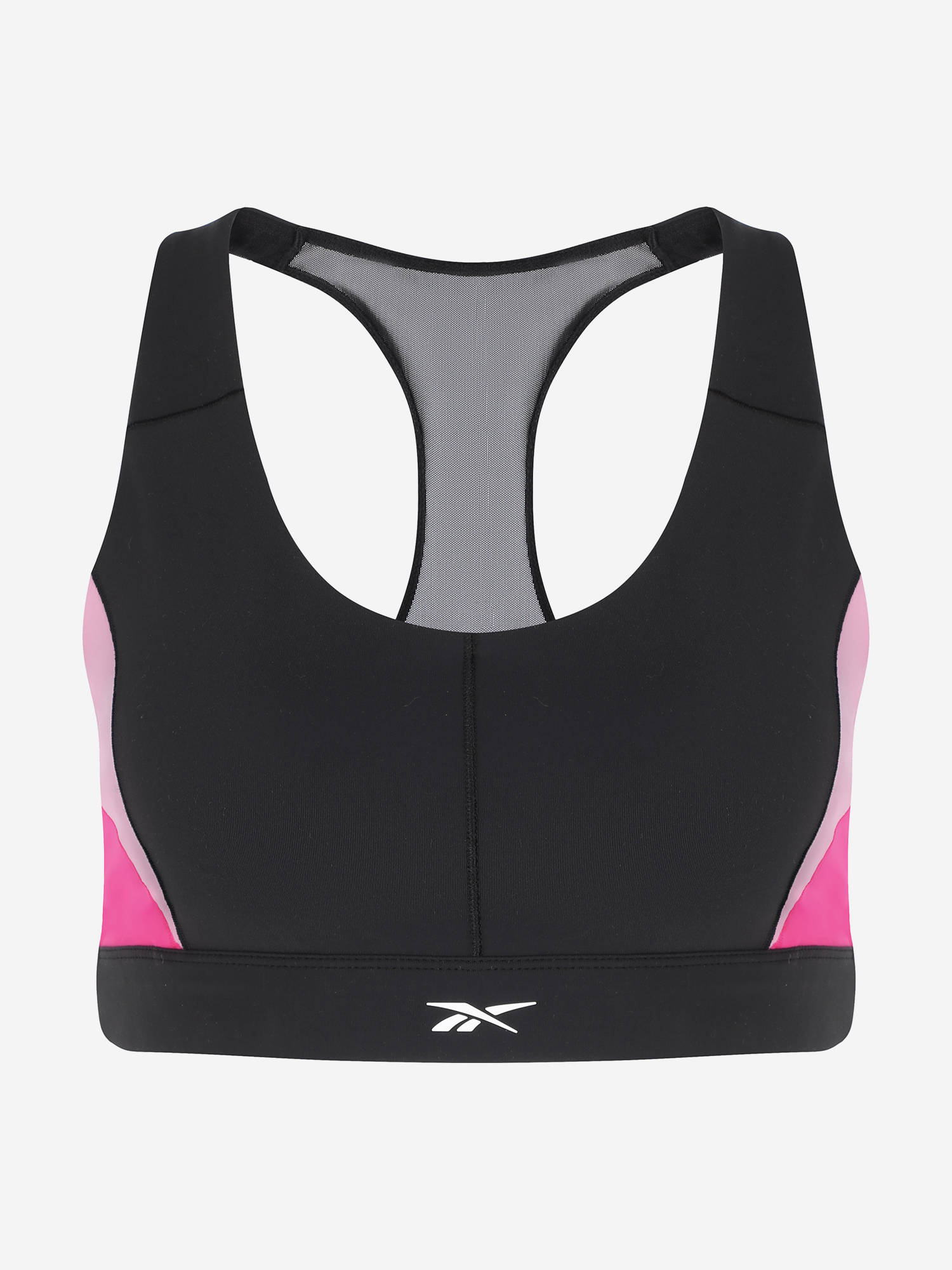 Спортивный топ бра Reebok Lux Racer черный цвет — купить за 24990 тг. в ...